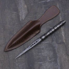 Buy Damascus Steel Custom Handmade Tri-dagger Knife 10.5 Inches ...